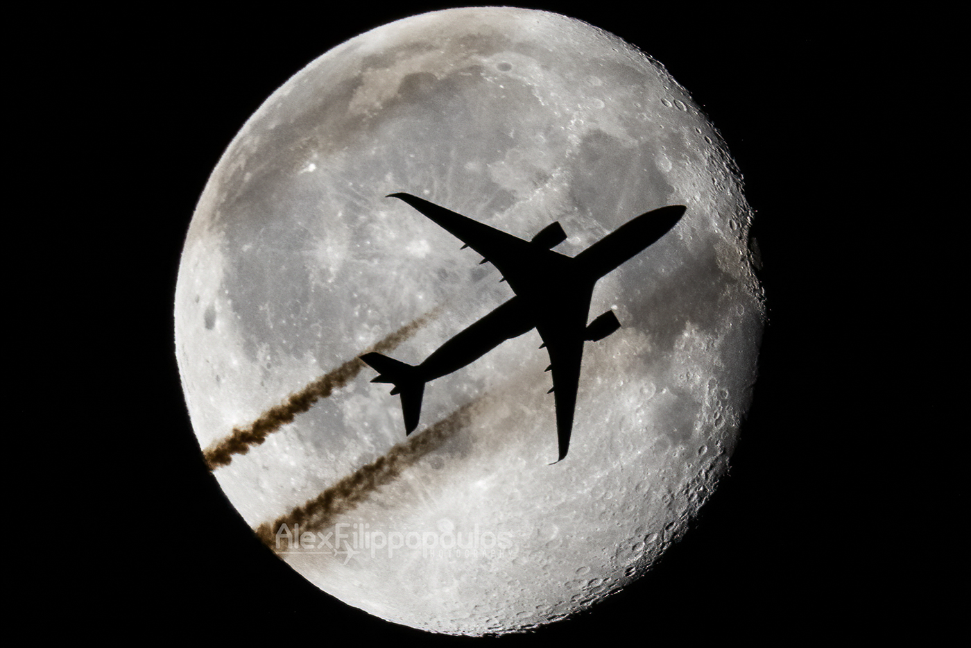Alex Filippopoulos Photography: Aircraft crossing the Moon and the Sun