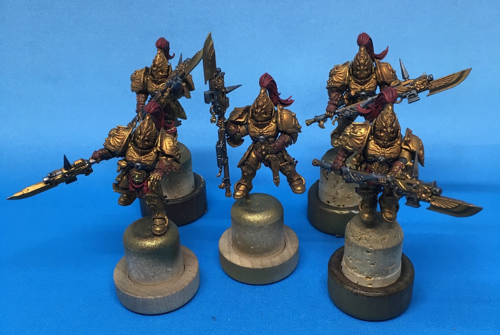 262nd Death Korps of Krieg: WIP: Adeptus Custodes with Halberds II