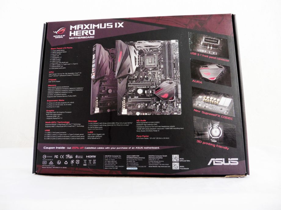 ASUS ROG Maximus IX Hero Performance Review