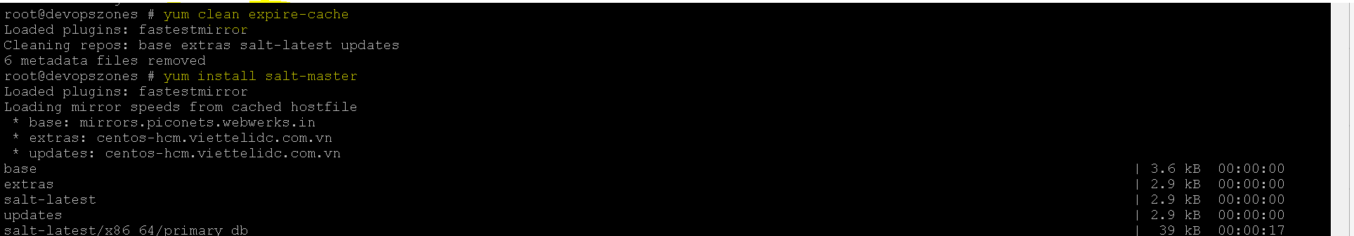 How to Install SaltStack on CentOS 7 / RHEL 7 - devopszones