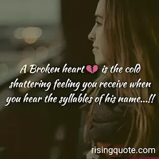 Top 45 Broken Heart Status Quotes | Sad Quotes in English
