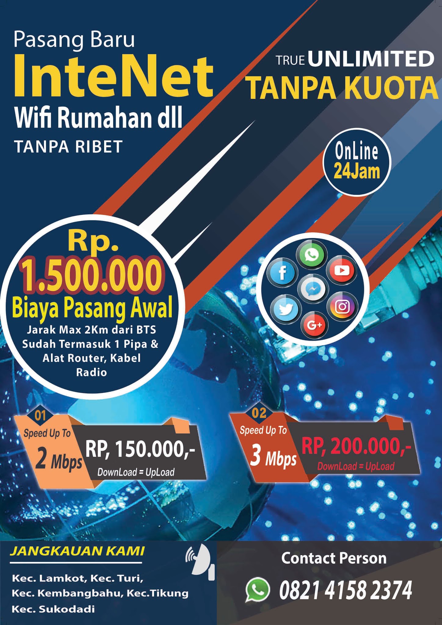 LUCKY ARDA GROUP: PROMO PASANG BARU INTERNET WIFI 2021