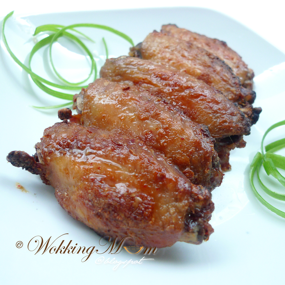 Let's get Wokking!: Oven Grilled Winglet with Fermented Beancurd 腐乳烤鸡翼 ...