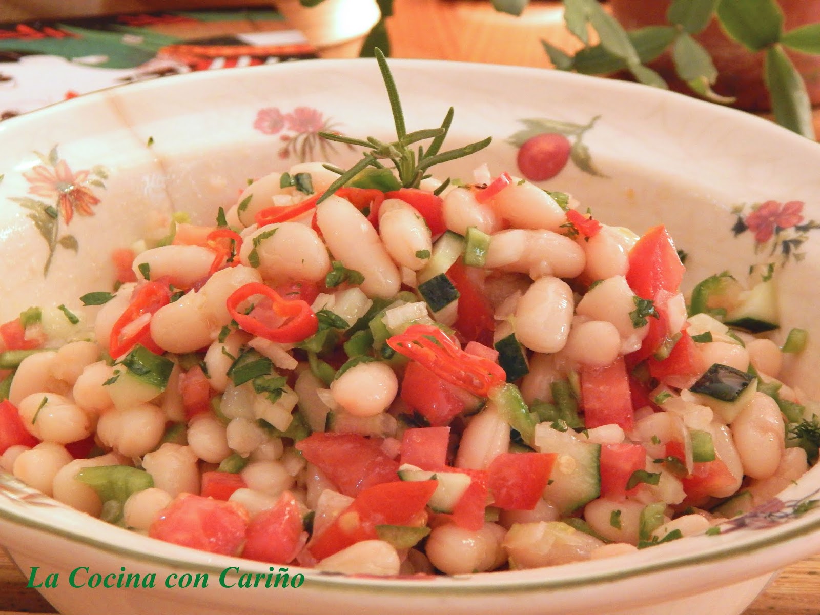 ENSALADA DE ALUBIAS BLANCAS