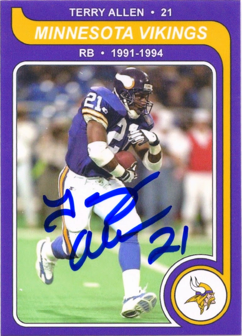 Minnesota Sports Autograph Project: TERRY ALLEN
