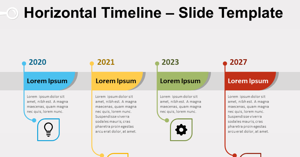 Timeline Slide Template ~ Medical Resume