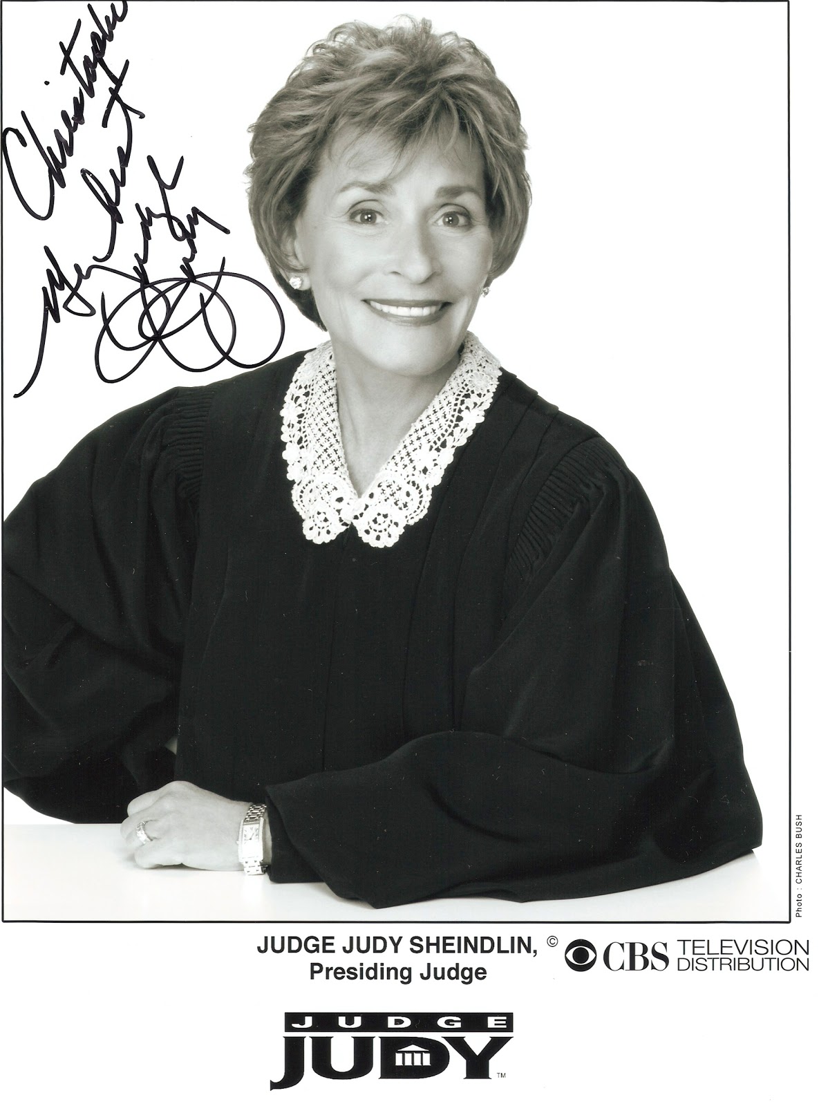 Chris Autographs: Judge Judy