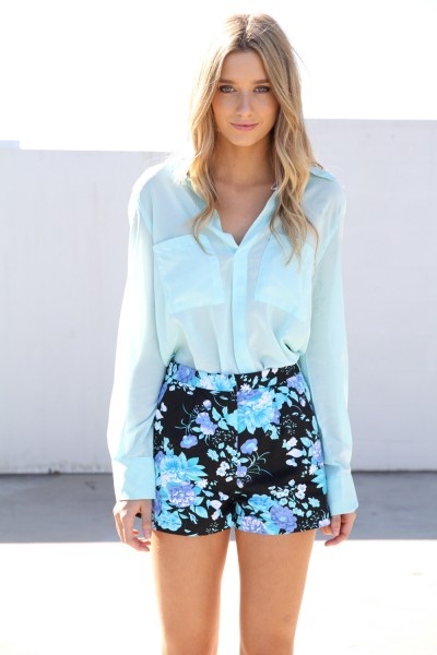 Metropolitan Musings: Floral Shorts