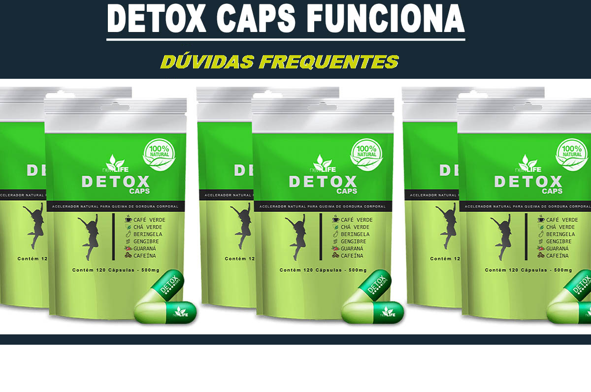 Dúvidas frequentes sobre o Detox Caps