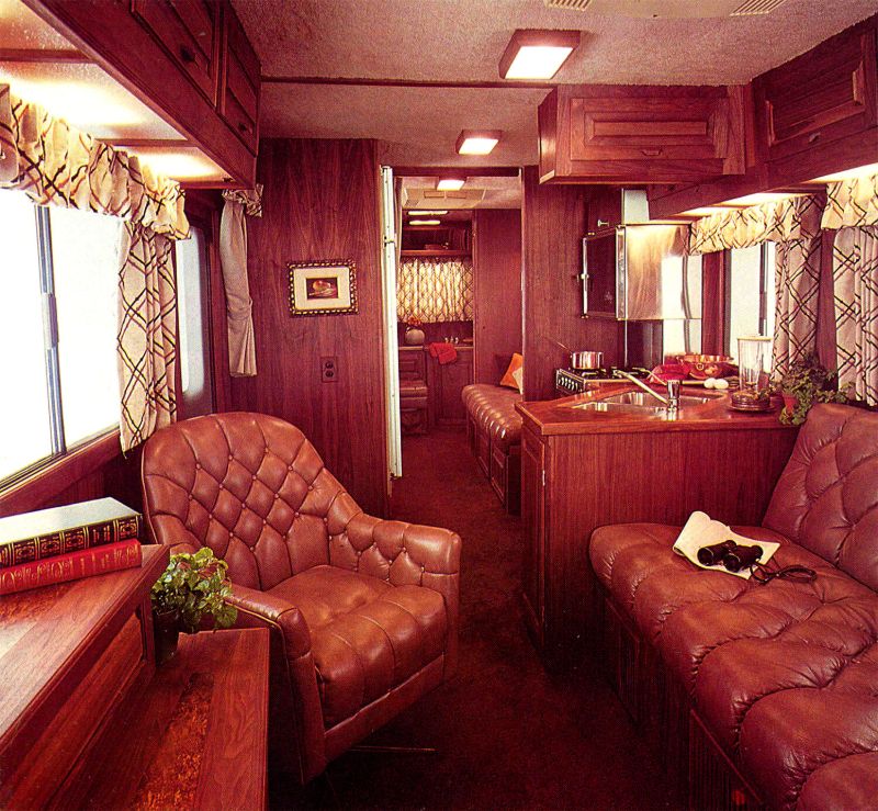 35 Cool Photos Show Interior of 1970s RVs and Motorhomes ~ Vintage Everyday