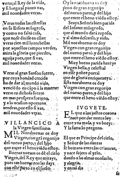 Letras, villancicos y romances del belmonteño Francisco de Ávila | Las ...
