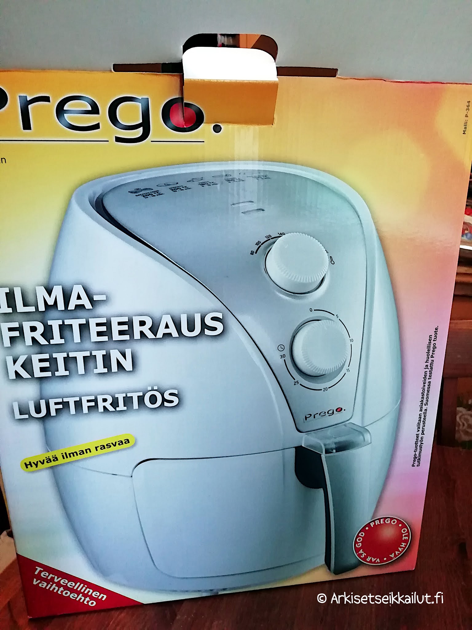 Arkiset seikkailut: Heräte ostos, ilmafriteeraus keitin