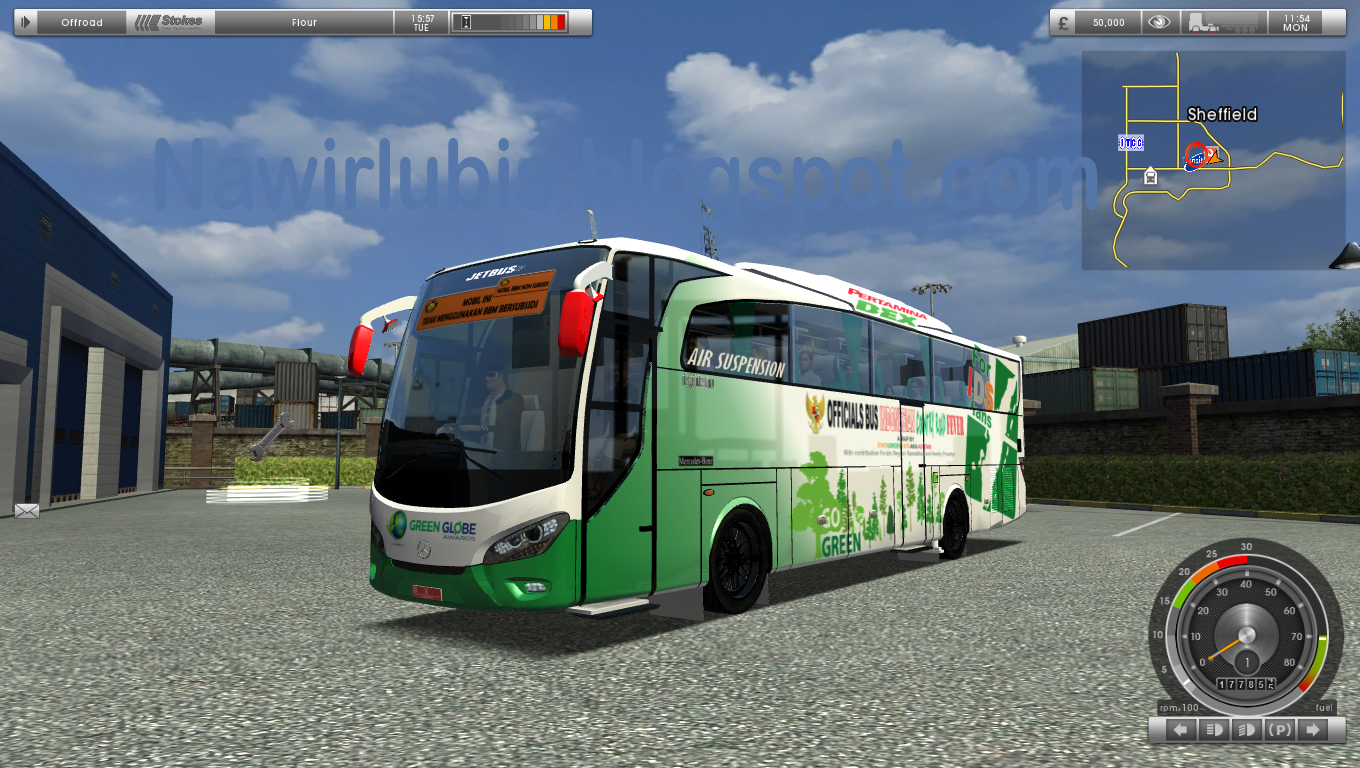 14 Mod bus jetbus HD Karoseri adiputro - Euro truck simulator 2
