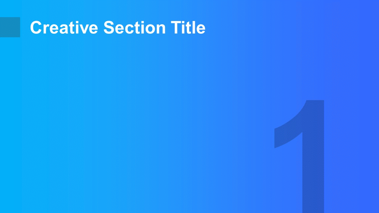 Gradient Title PowerPoint Templates - PowerPoint Free