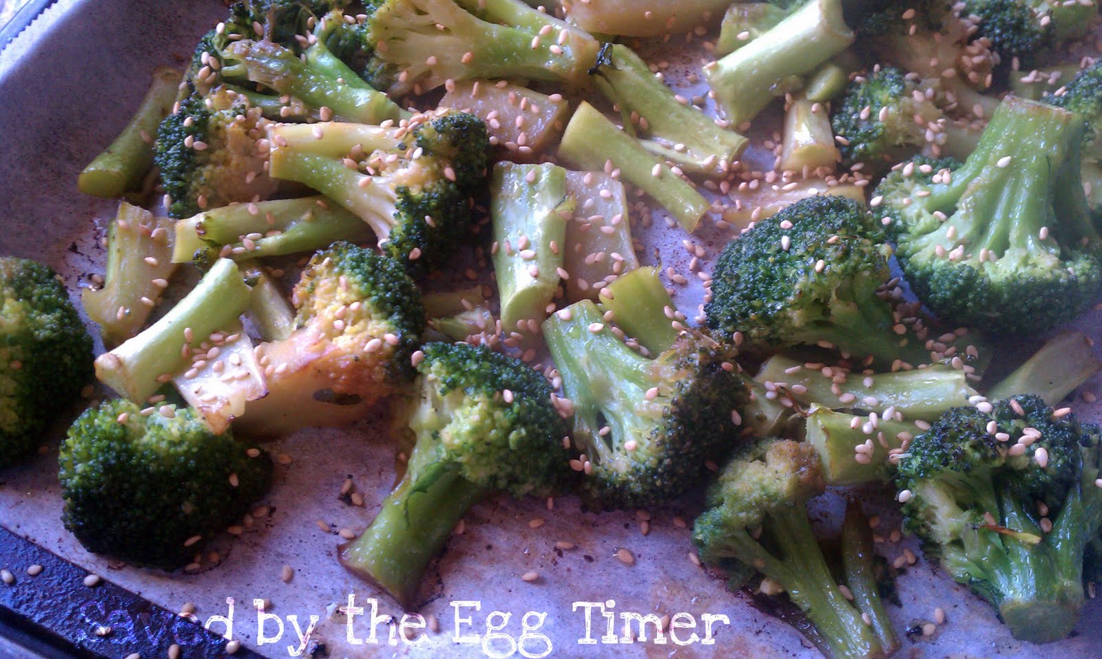 Saved by the Egg Timer: Sesame Roasted Broccoli