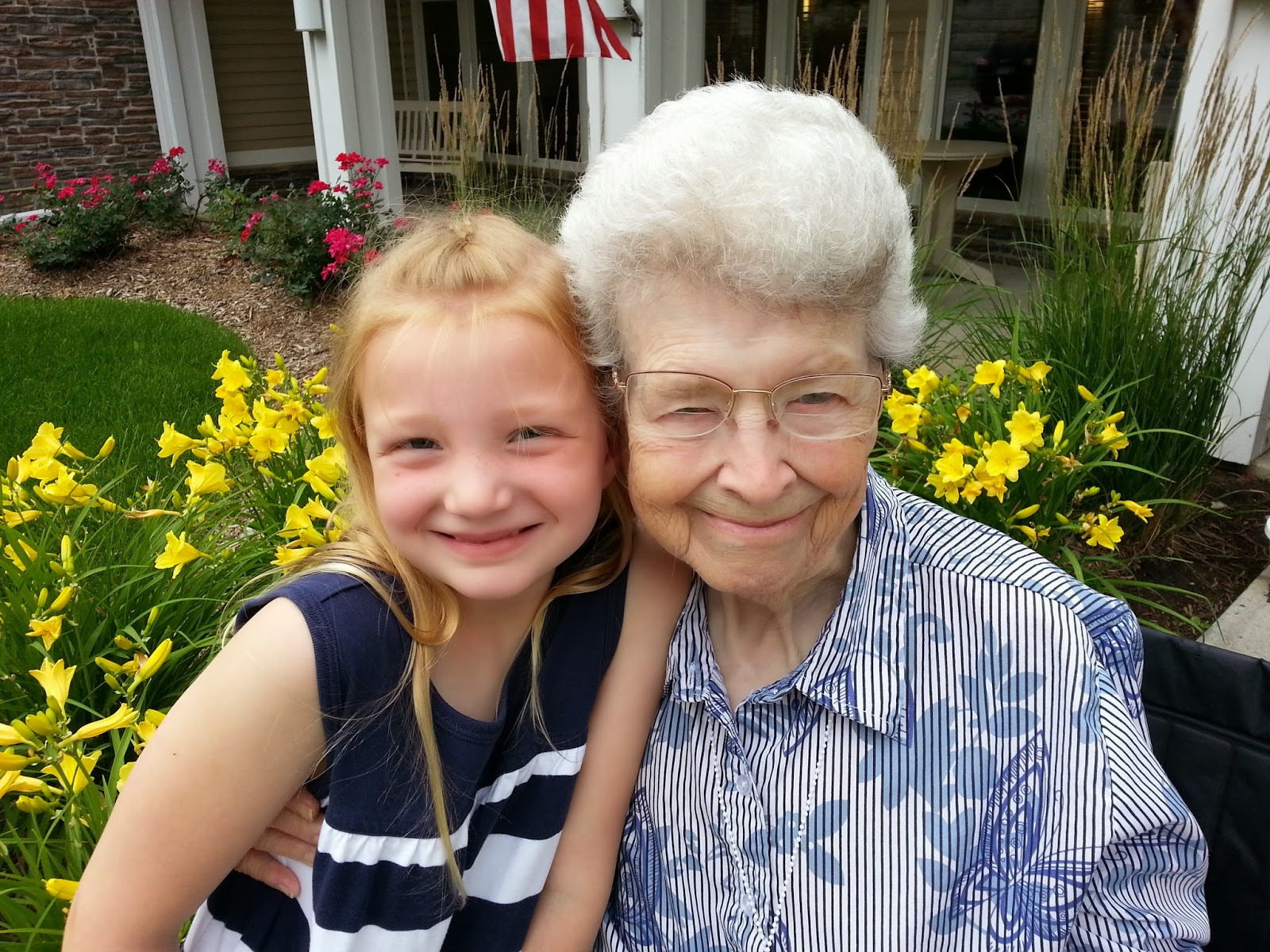 The Husker Family: Visiting Great-Grandma Shirley