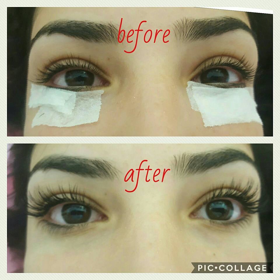 Express tan tel aviv: Half set of lash extensions