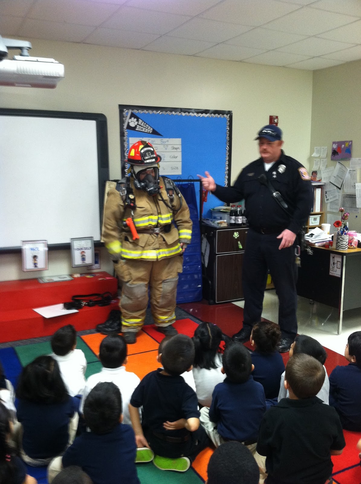 Jen's Kinder Kids: The Firefighters Came to School!!