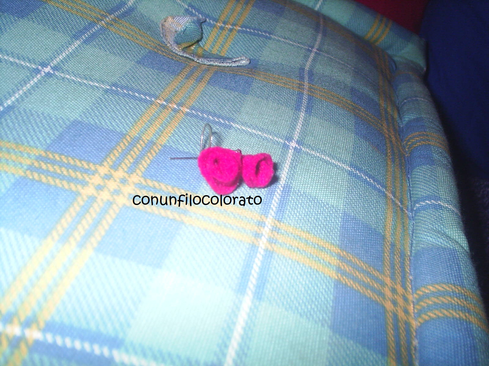 Con un filo colorato: Idea per Natale: cuoricini ed orsetti di stoffa a ...