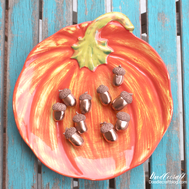 Copper Easy Sculpt Acorns DIY!