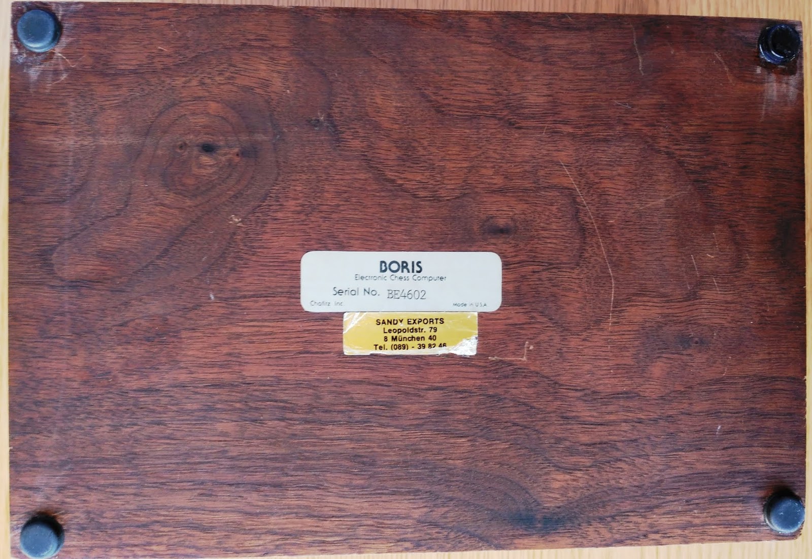 Retro Ordenadores Orty: Ordenadores de ajedrez: CompuChess, Boris ...