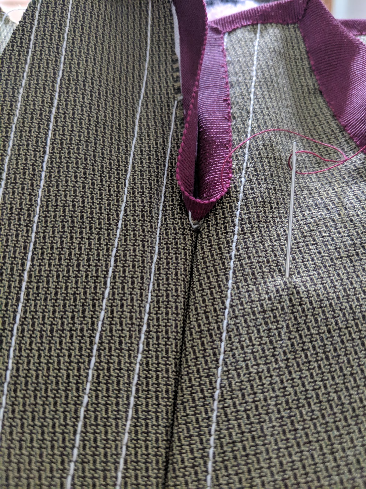 Simplicity 8162 18th Century Stays & How To Easily Bind Stays Tabs