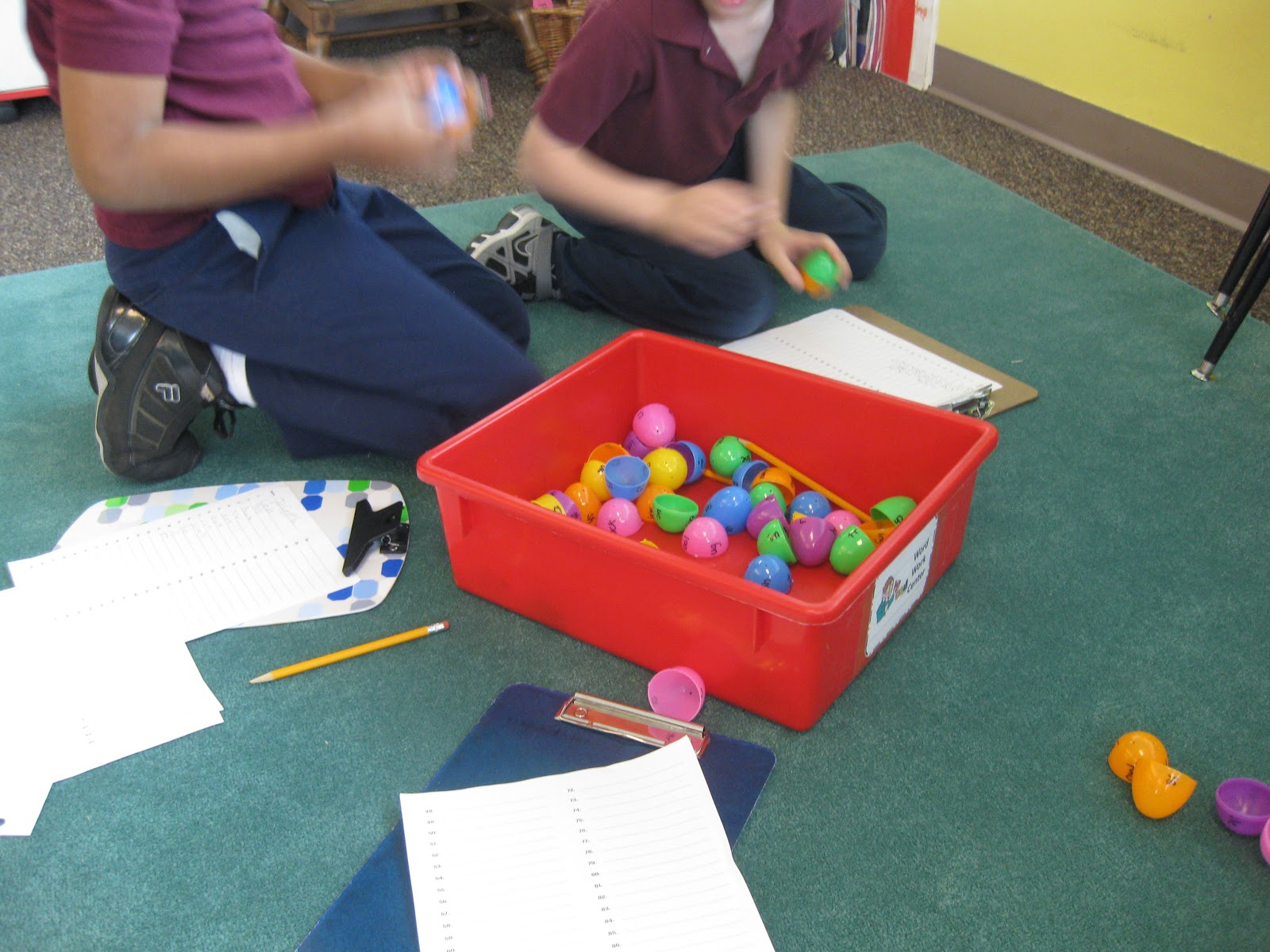 Inspired Teaching: Word Work Eggs