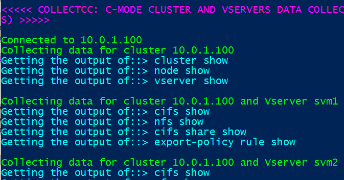 Cosonok's IT Blog: CollectCC: C-Mode Cluster and Vservers Data Collector (Clustershell Commands)