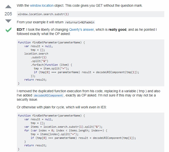 JavaScript GET URL javascript-get-url