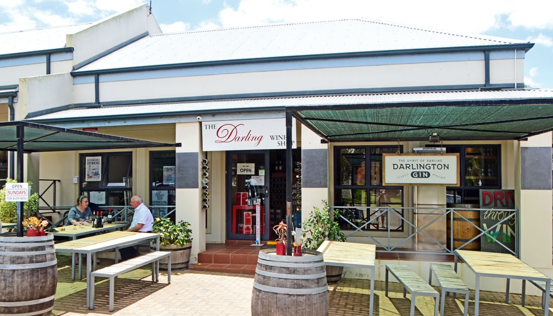.: Darling Wine Visits 2. Darling Wine Shop and Darling Brewery