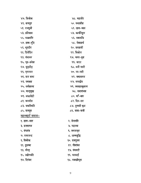 Hindi Grammar Work Sheet Collection for Classes 5,6, 7 & 8: Samas Work ...