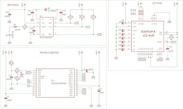 Mikrokontrolery PIC: MCP79410 - zegarek od Microchipa - doskonała alternatywa dla DS1307.