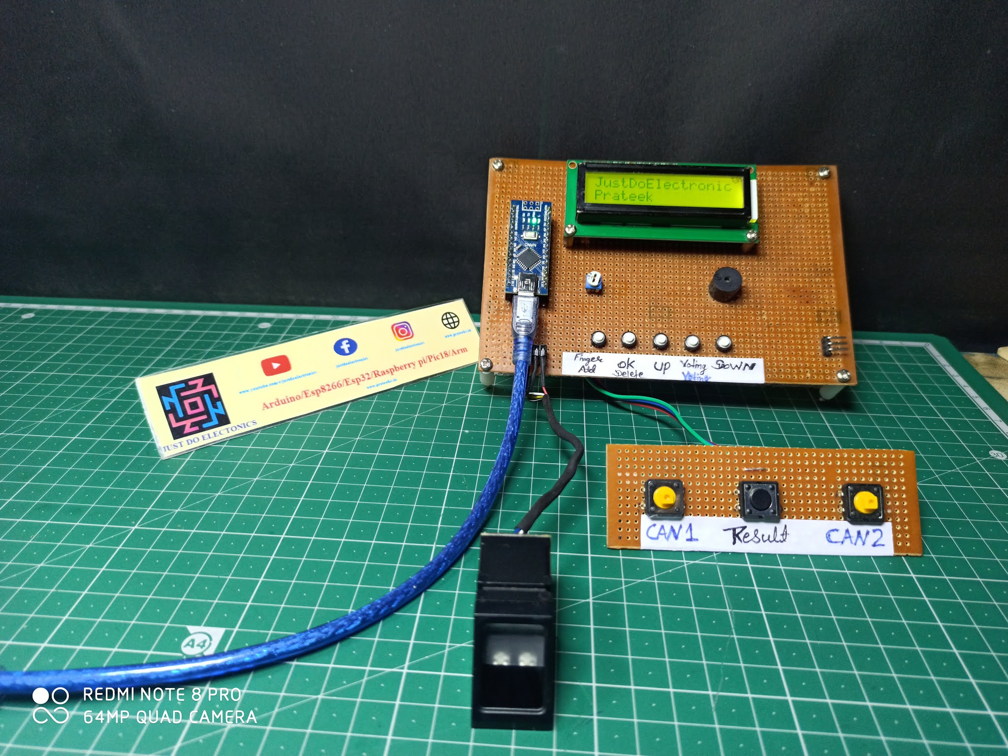 Fingerprint Based Biometric Voting Machine