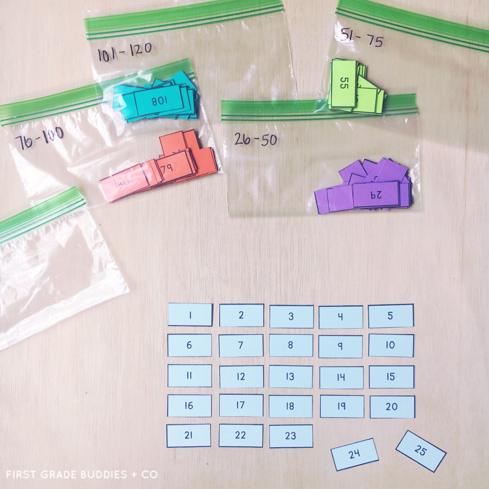 Simple Math Games to Practice Counting | First Grade Buddies