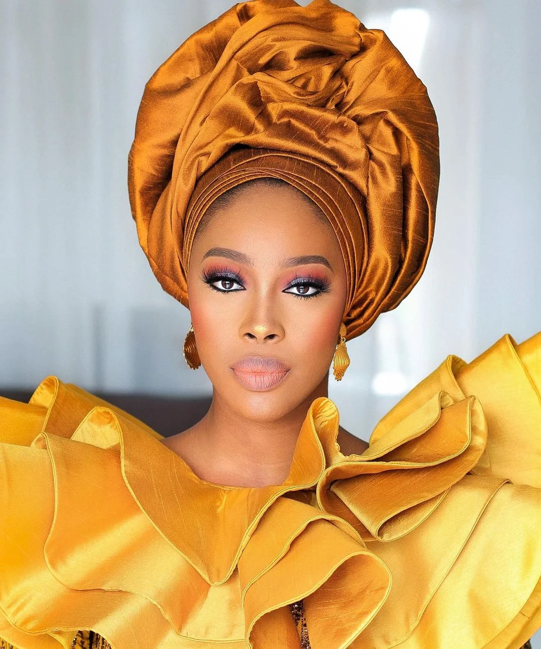 53 Latest bridal gele and makeup ideas for 2021 | Melody Jacob