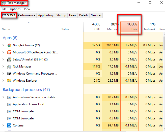 How to fix 100% Disk usages in windows-10 ,8.1,7 🔥 Five method to solve ...