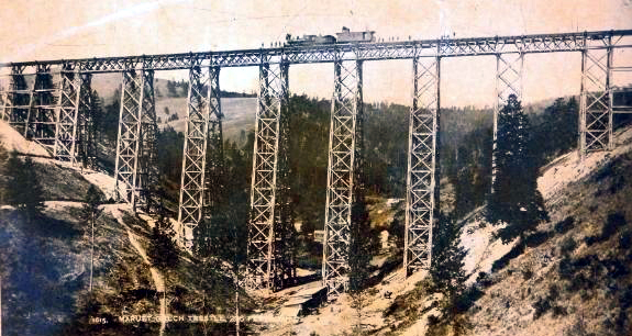 Just A Car Guy: the Marent Gulch Bridge, at one time was the tallest ...