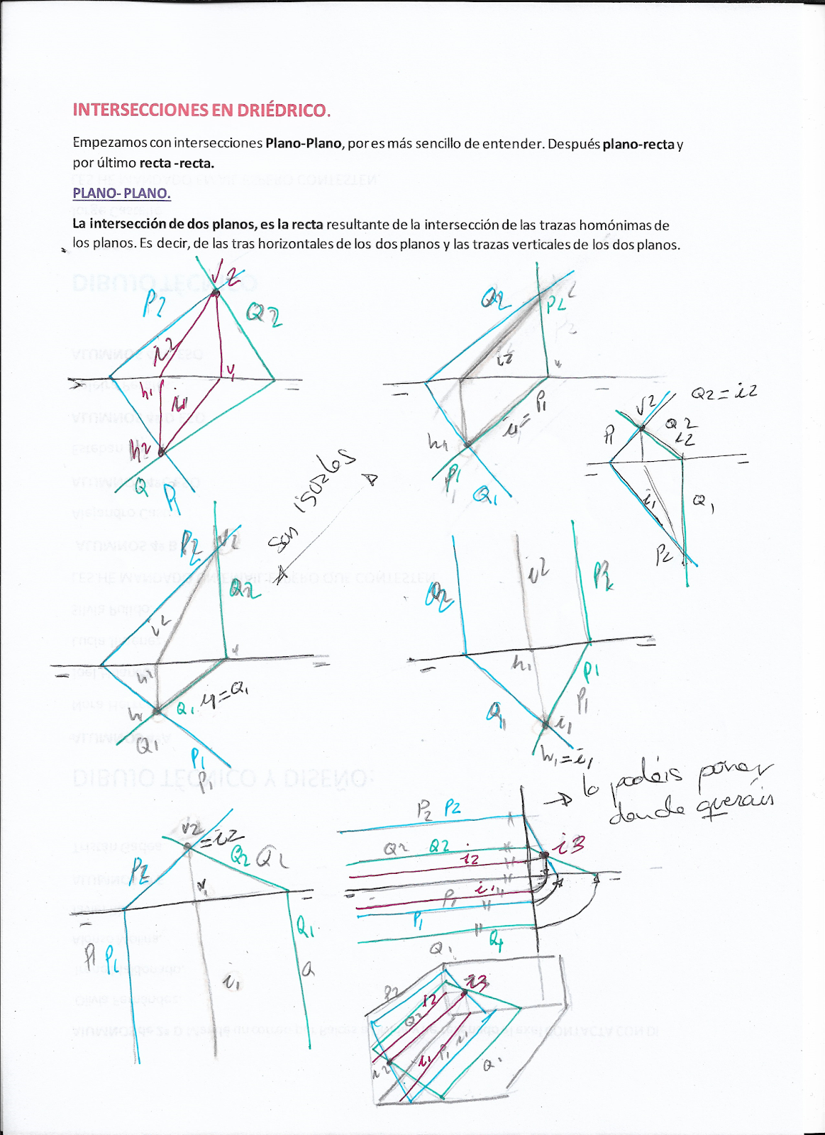 BTO DIBUJO TÉCNICO: INTERSECCIONES