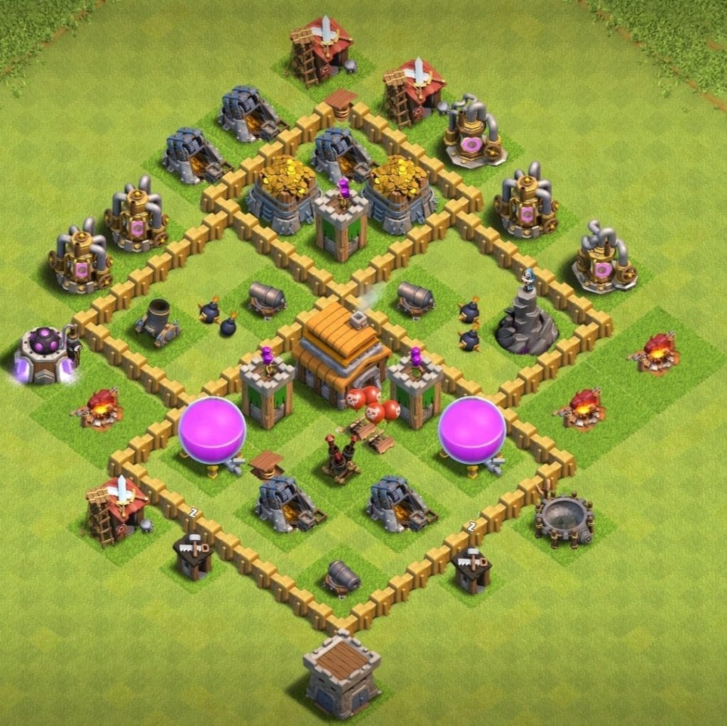 Best TH5 Trophy Base 2021 | Top 6 mẫu xếp nhà thủ Hall 5 | Clash of ...