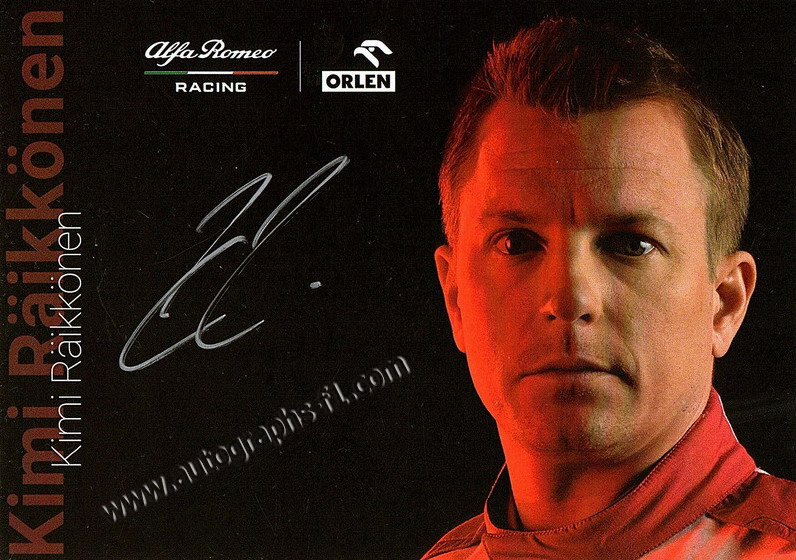 Autographs-F1: Kimi RAIKKONEN