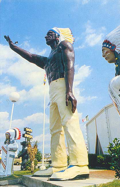 *Postcard Gems: Heap Big Injun