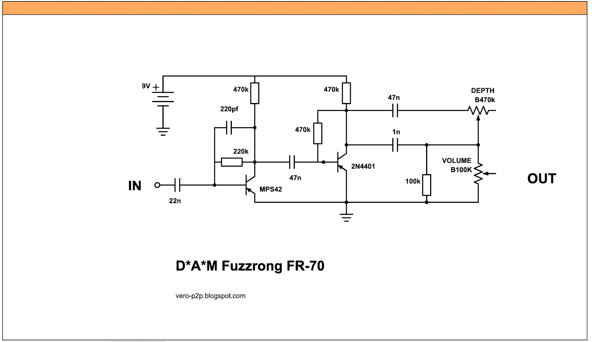Guitar Effects - Vero - Point to Point - Tag Board Layouts: 2020