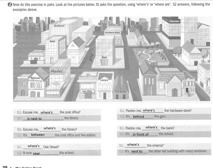 English notebook 8-1 Andres Steven Almeida Perez: Prepositions of place ...