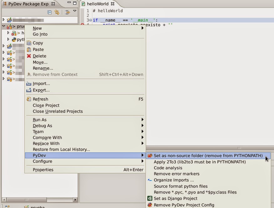rubenhortas@blog:~$: integrar pydev y github en eclipse