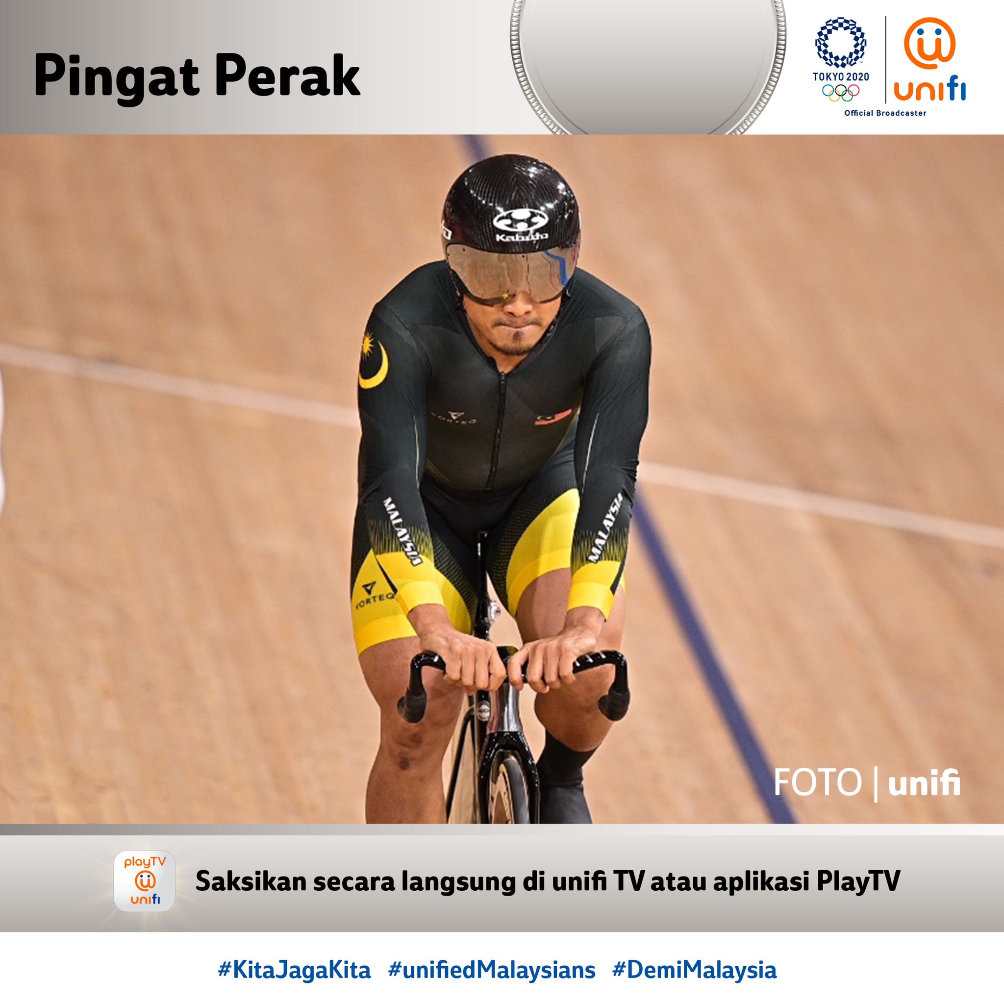 1Media.My: Datuk Azizul raih perak pertama Malaysia dalam acara Keirin