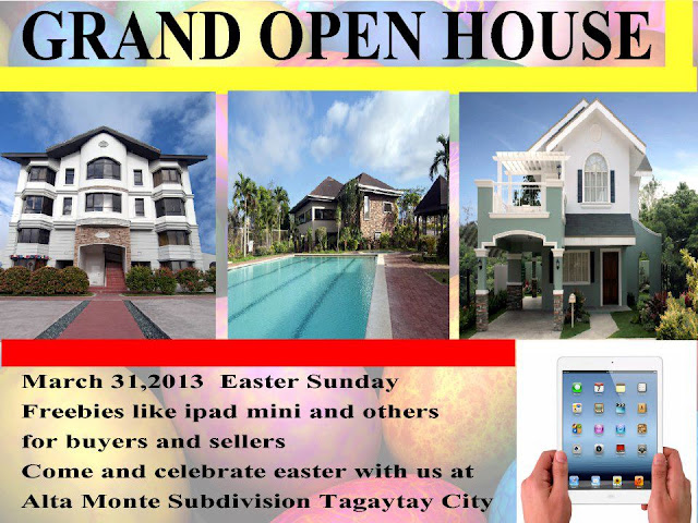 ACV Realty : Alta Monte Subd., Tagaytay's Grand Open House