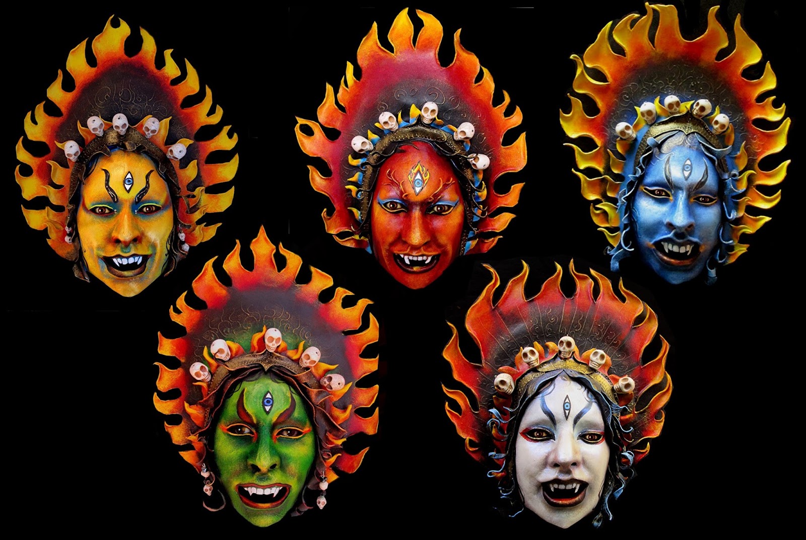 threads of the spiderwoman: The Five Dakinis