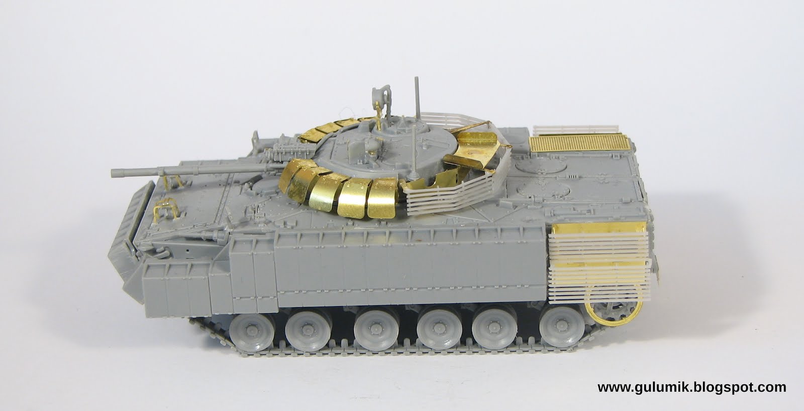 Gulumik Military Models: BMP-3 early version with new conversion set slat armour 1/72 - 3d print ...