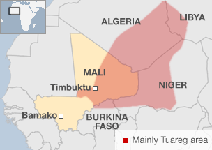 Tuareg Tribe Map