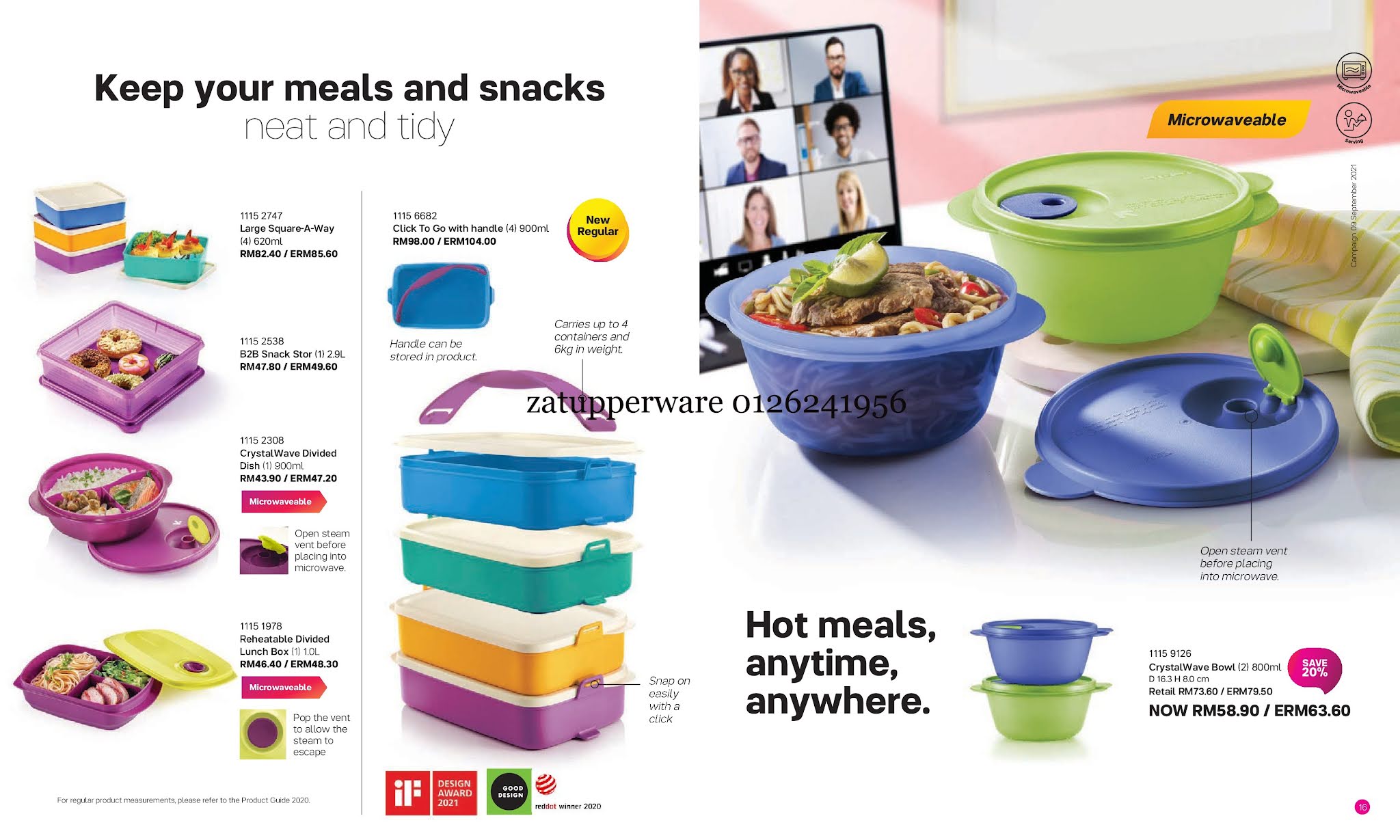 Za Tupperware Malaysia : Catalog 1st - 30th September 2021